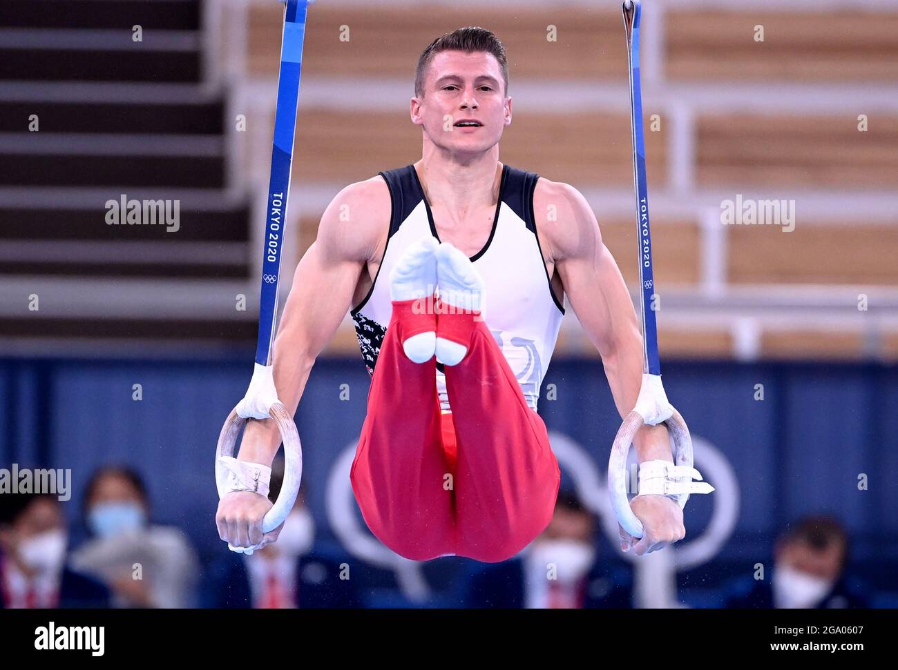 Tokyo, Japan. 28th July, 2021. Gymnastics: Olympia, all-around, men ...