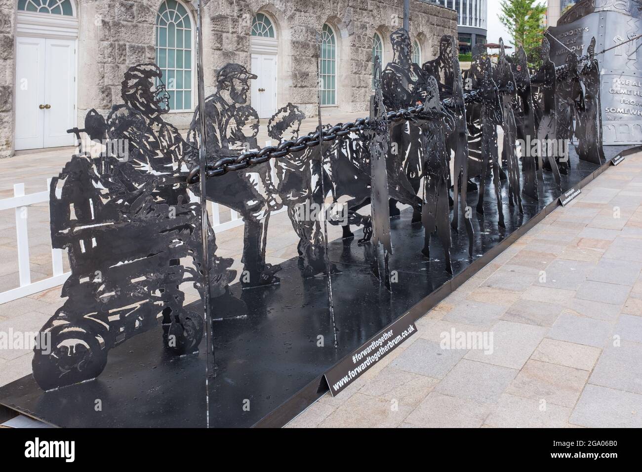 "Forward Together" a diversity monument created by local artist Luke ...