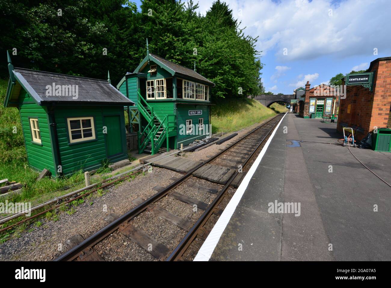 Rothley station on the Great Central Railway Stock Photo - Alamy