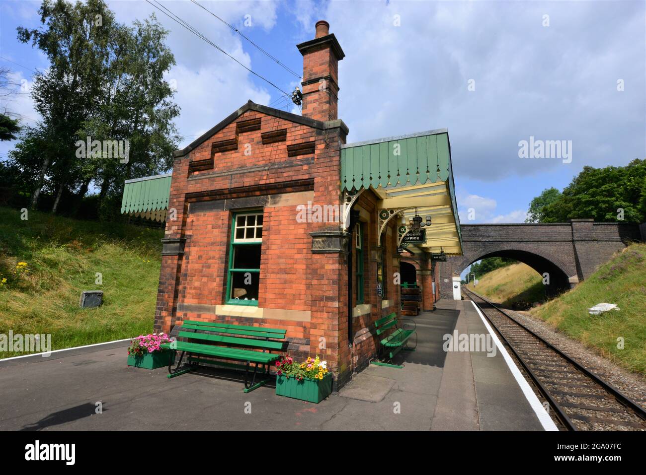 Rothley station on the Great Central Railway Stock Photo - Alamy