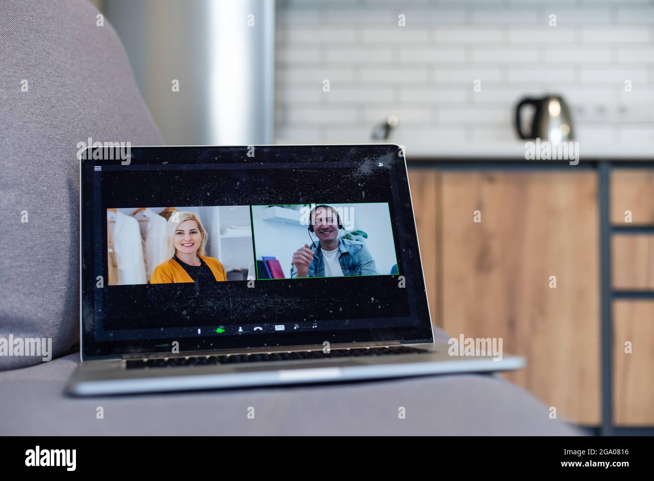 Asian office telework hi-res stock photography and images - Alamy