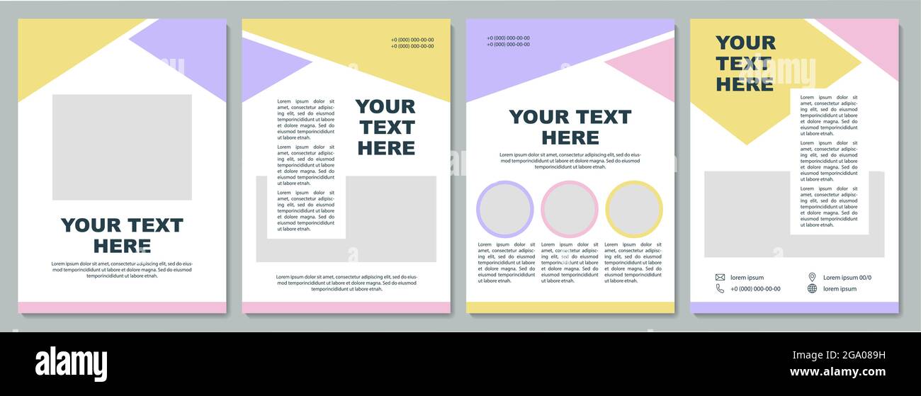 Business introduction brochure template Stock Vector Image & Art - Alamy