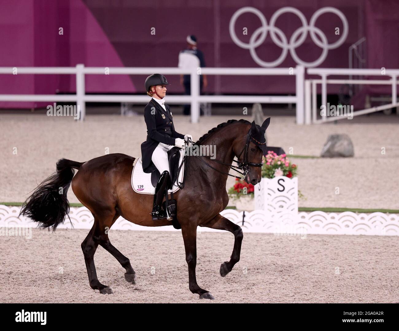 Tokyo, Japan. 28th July, 2021. Equestrian sport/dressage: Olympics ...