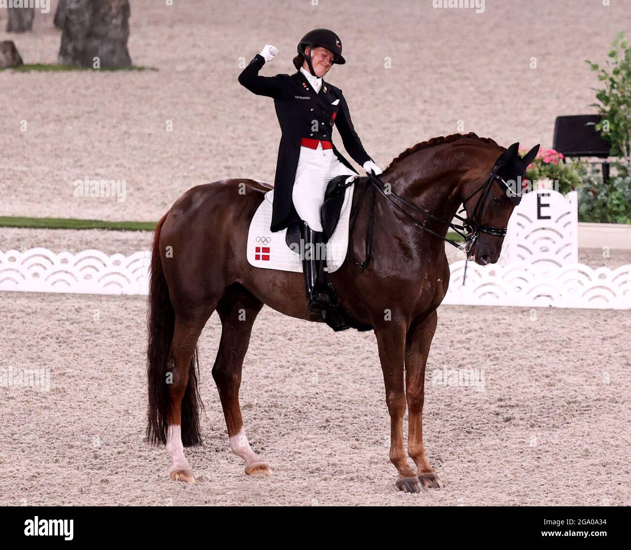 Tokyo, Japan. 28th July, 2021. Equestrian Sport/Dressage: Olympia ...