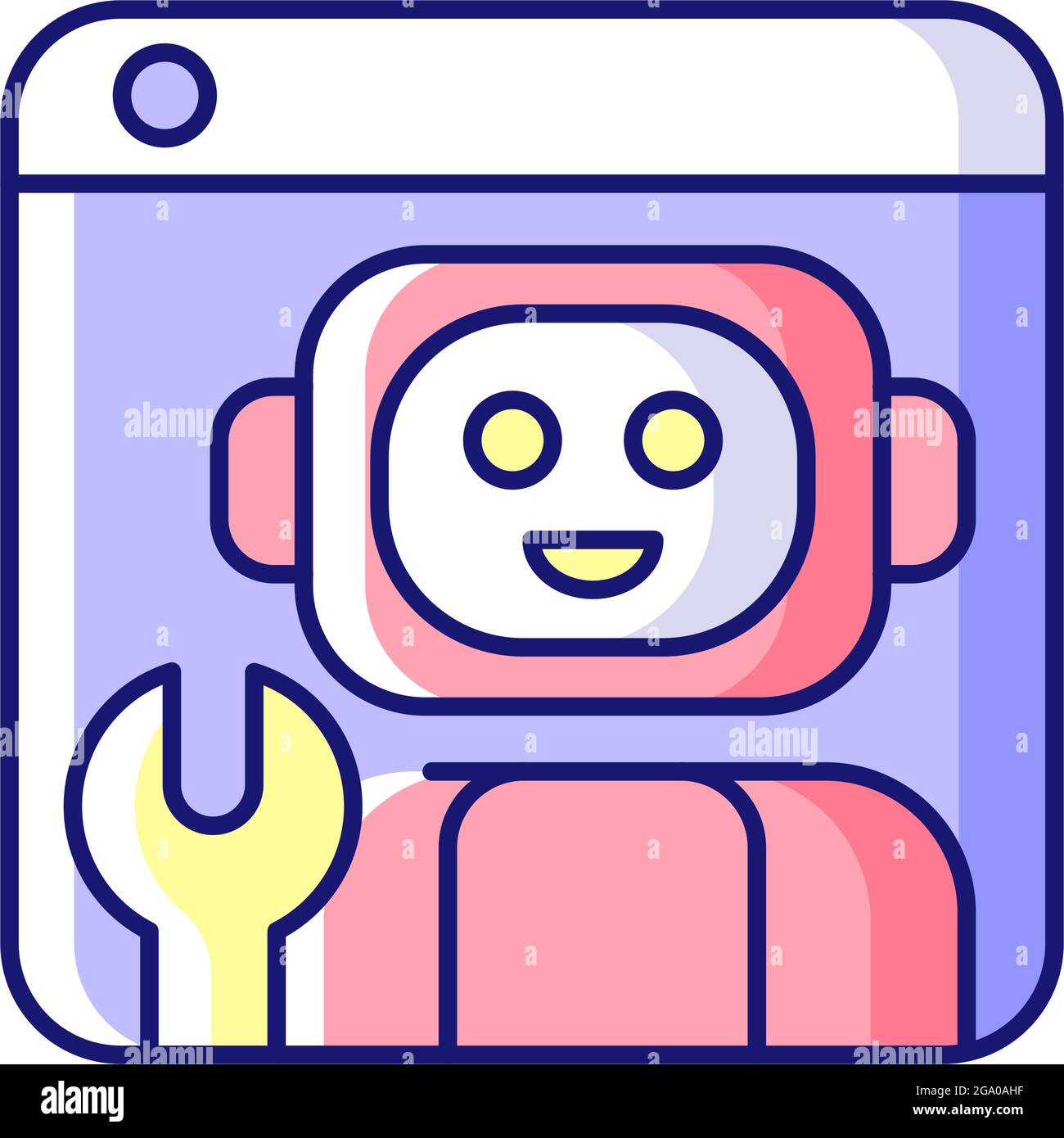 Robotics platforms RGB color icon Stock Vector Image & Art - Alamy