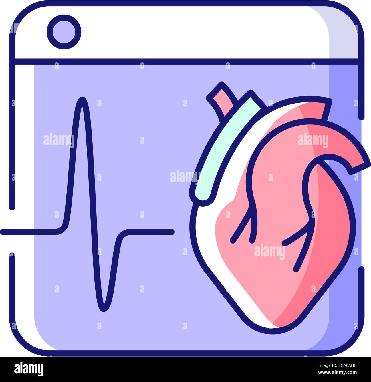 Medical platforms RGB color icon Stock Vector Image & Art - Alamy