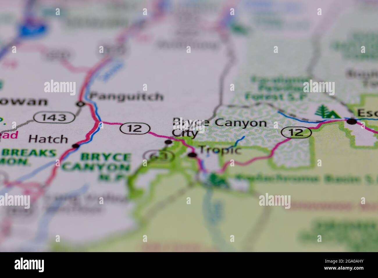 Bryce Canyon City Map
