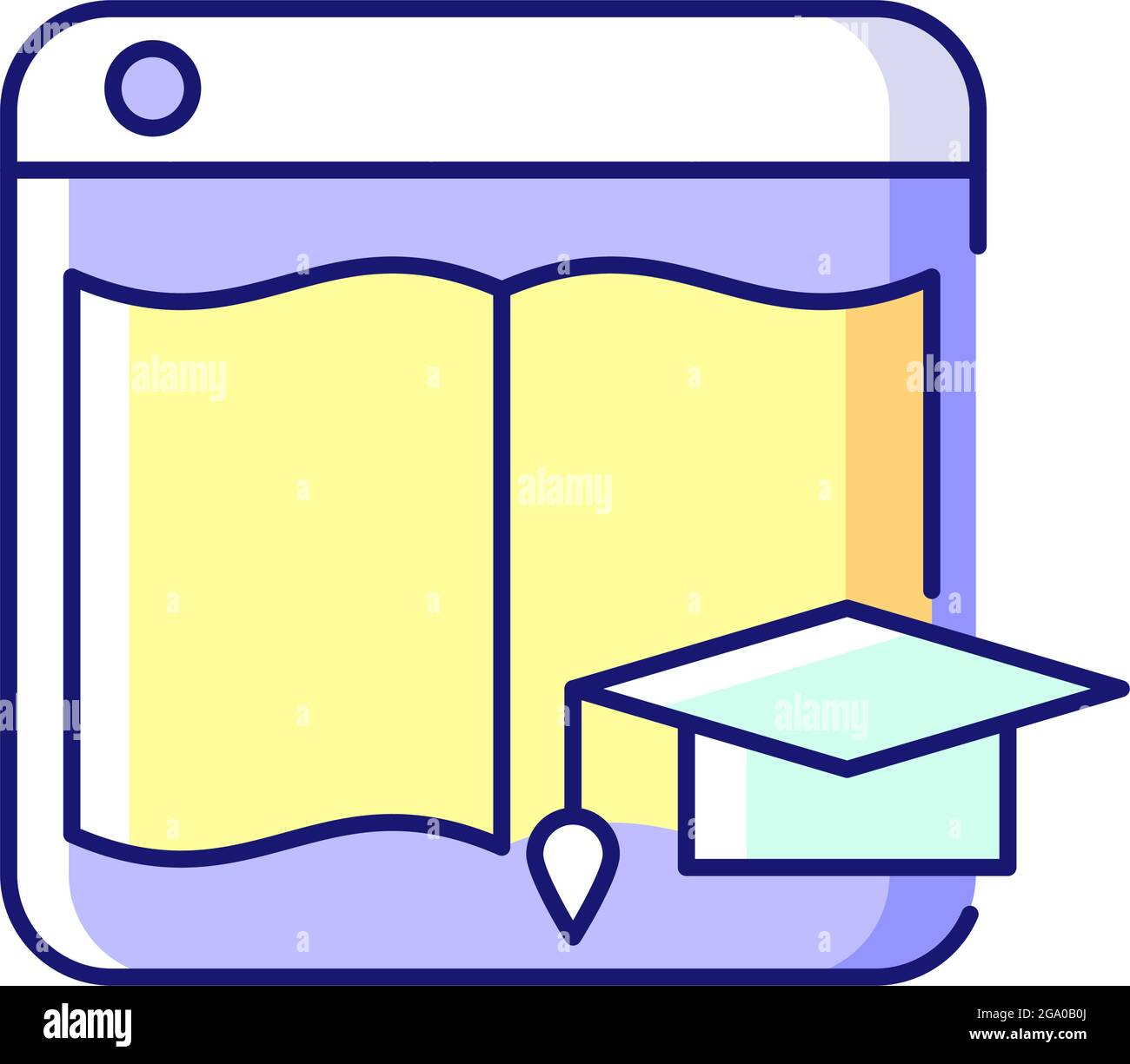 Learning platforms RGB color icon Stock Vector Image & Art - Alamy