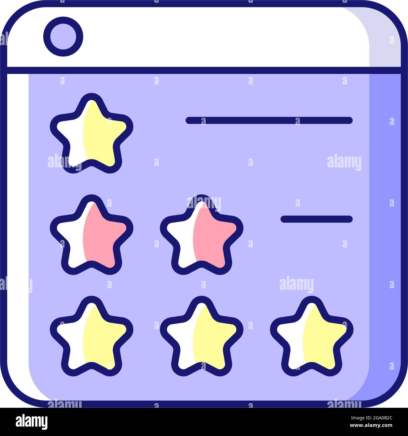 Consumer review networks RGB color icon Stock Vector Image & Art - Alamy