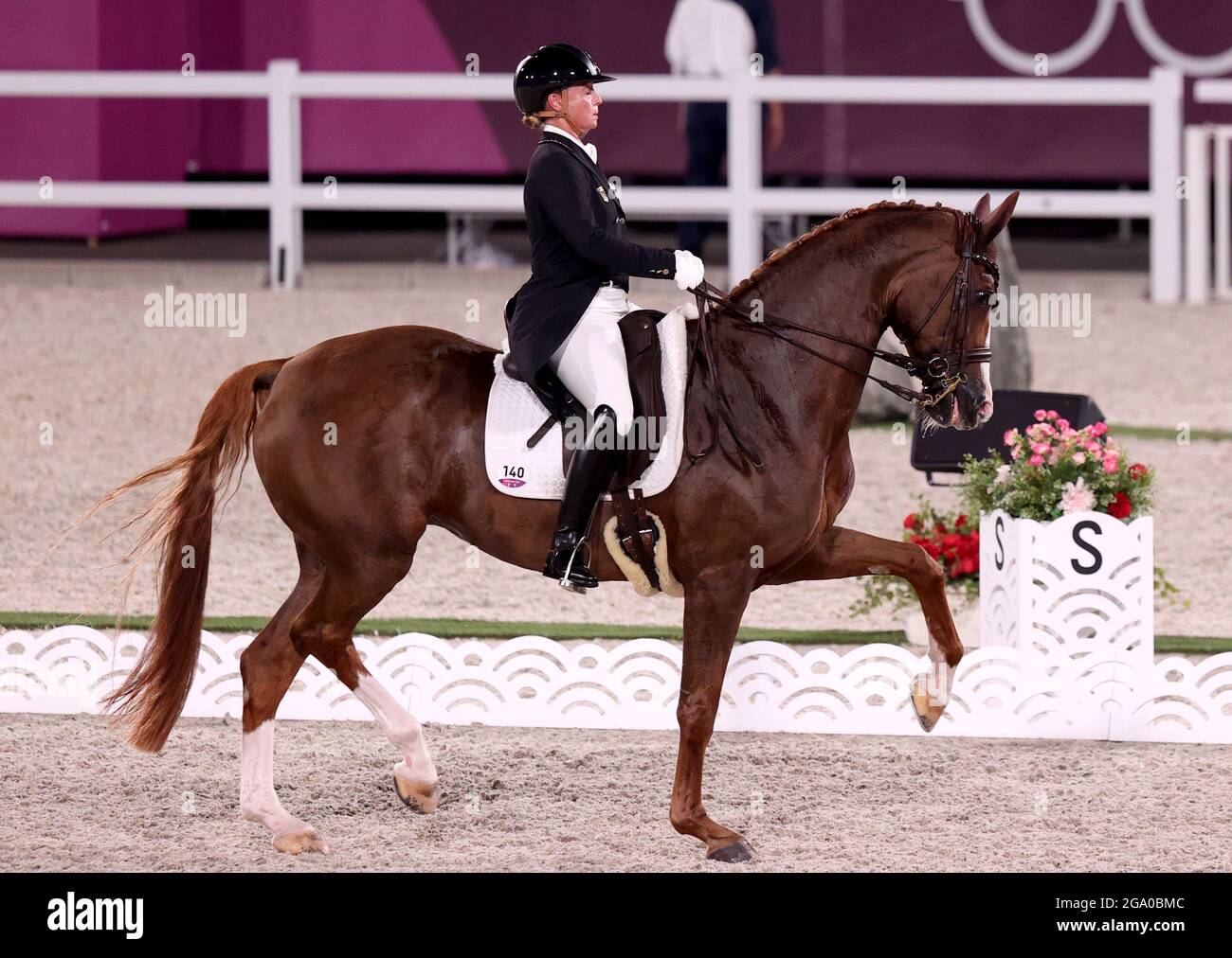 Tokyo, Japan. 28th July, 2021. Equestrian sport/dressage: Olympics ...