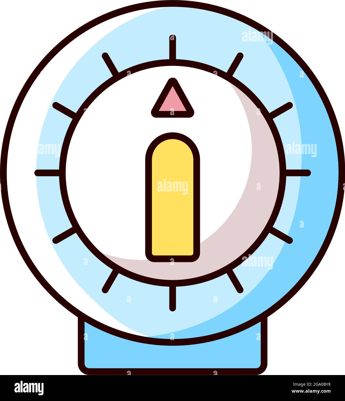 Kitchen clock scale Stock Vector Images - Alamy