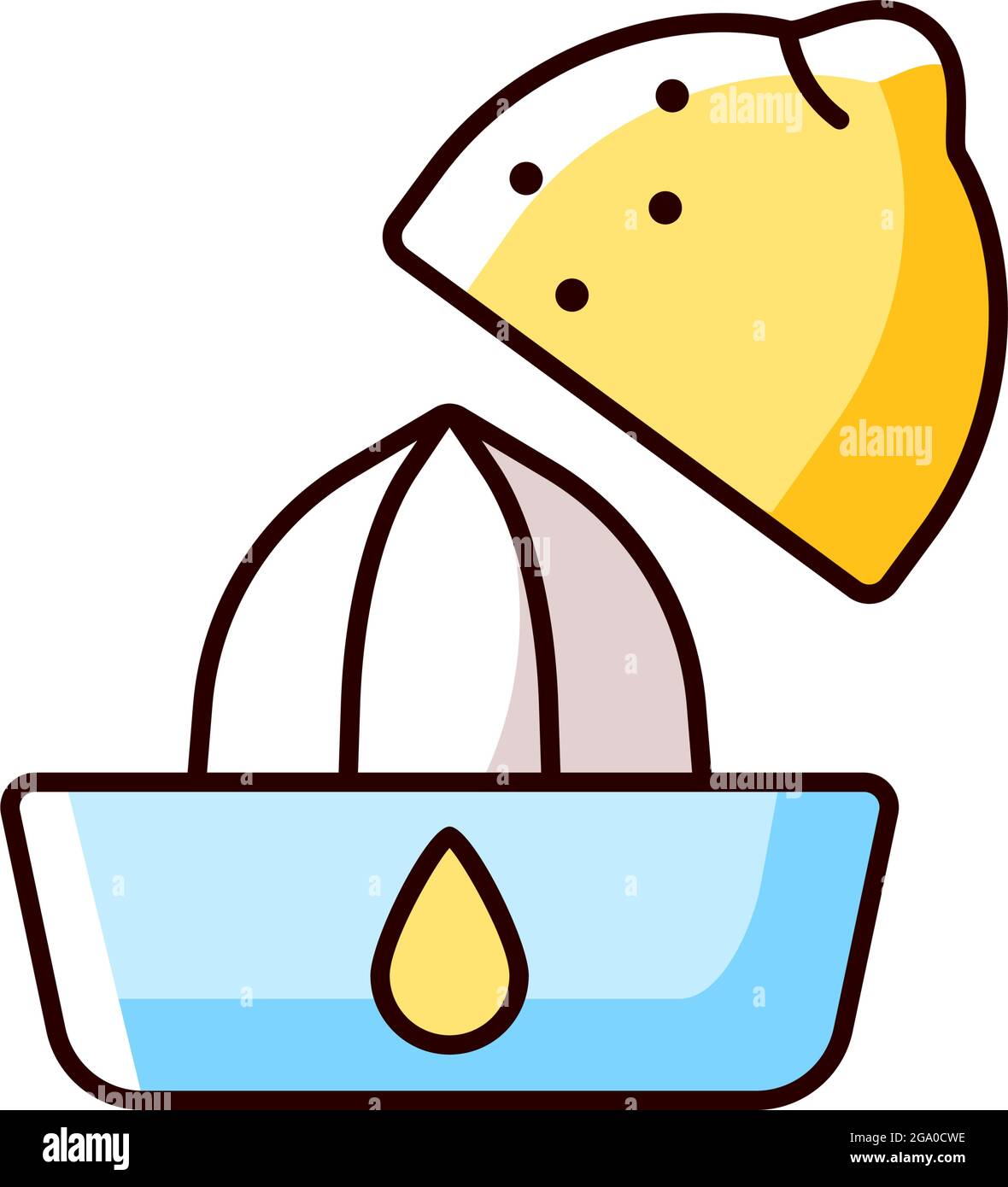 Squeeze The Juice Stock Vector Images - Alamy