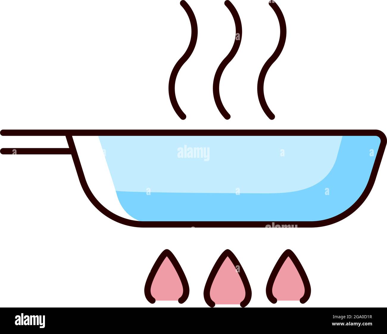 Pan fry logo hi-res stock photography and images - Alamy