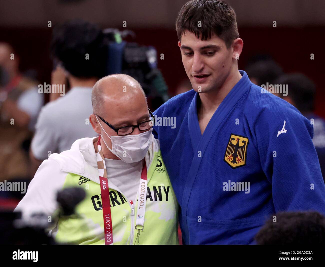 Tokio, Japan. 28th July, 2021. Judo: Olympia, - 90 kg, men, final ...