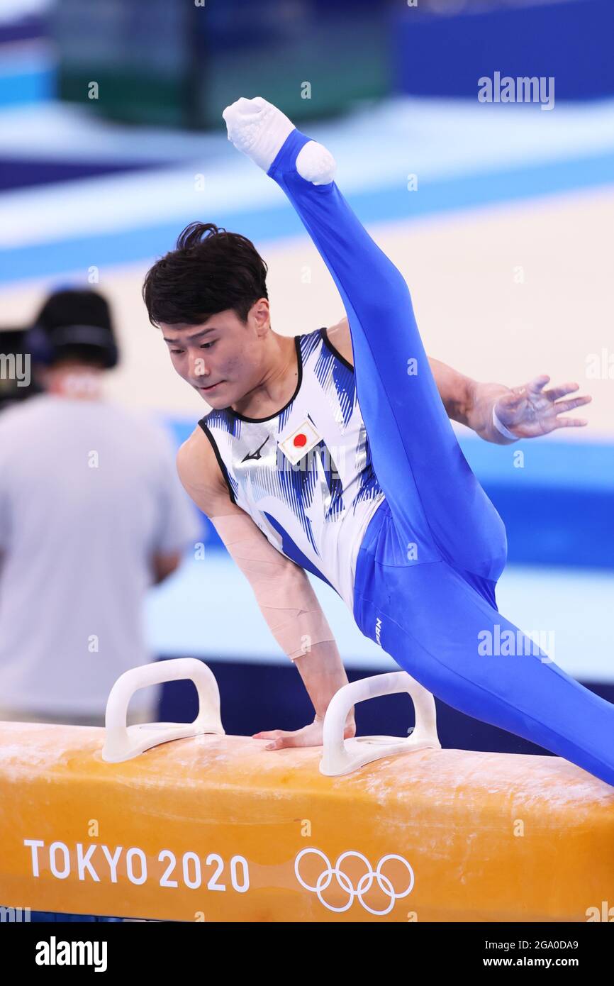 Tokyo, Japan. 28th July, 2021. Takeru Kitazono (JPN) Gymnastics - Artistic : Men's Individual ...