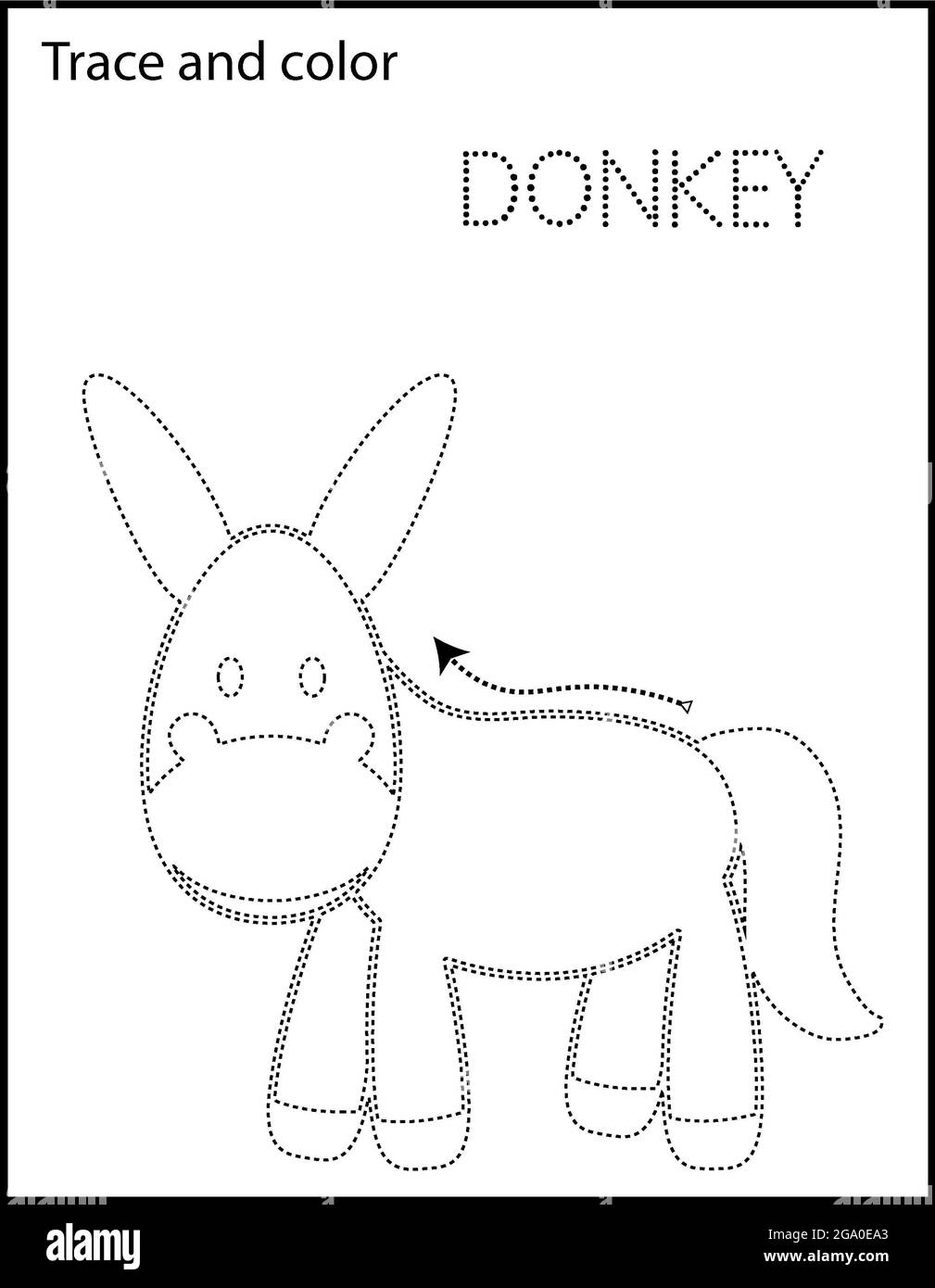 Kindergarten Drawings Worksheet Animals