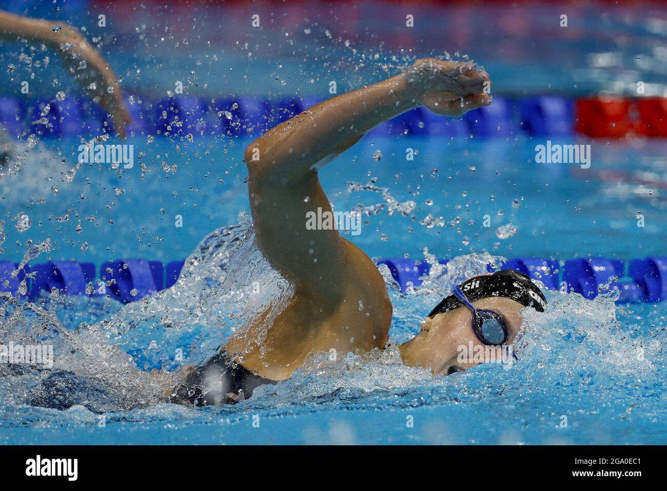Tokyo, Japan. 28th July, 2021. Alex Walsh of USA competes in 200m ...