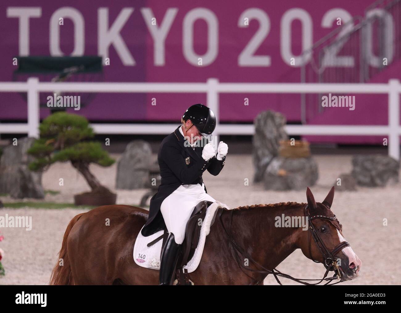 Tokyo, Japan. 28th July, 2021. Equestrian sport/dressage: Olympics ...