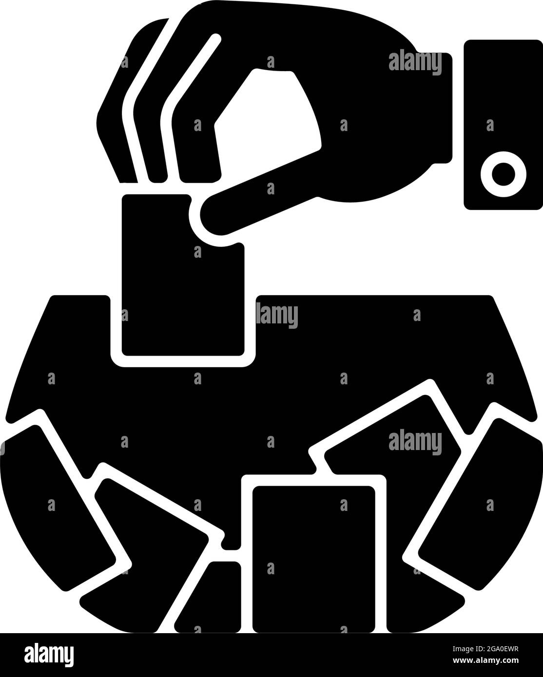 Raffle black glyph icon Stock Vector Image & Art - Alamy