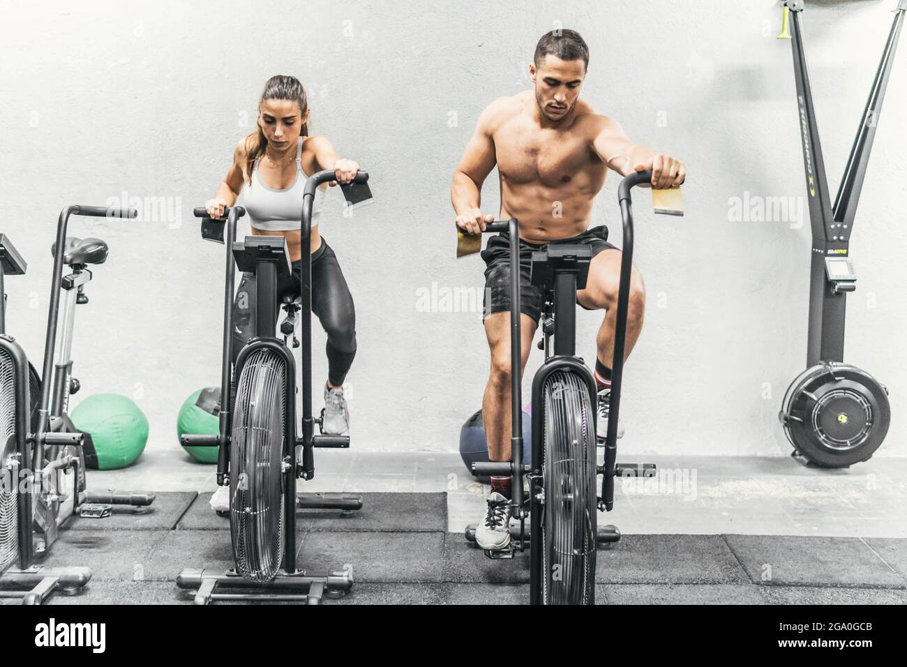 Old bike gym hi-res stock photography and images - Alamy