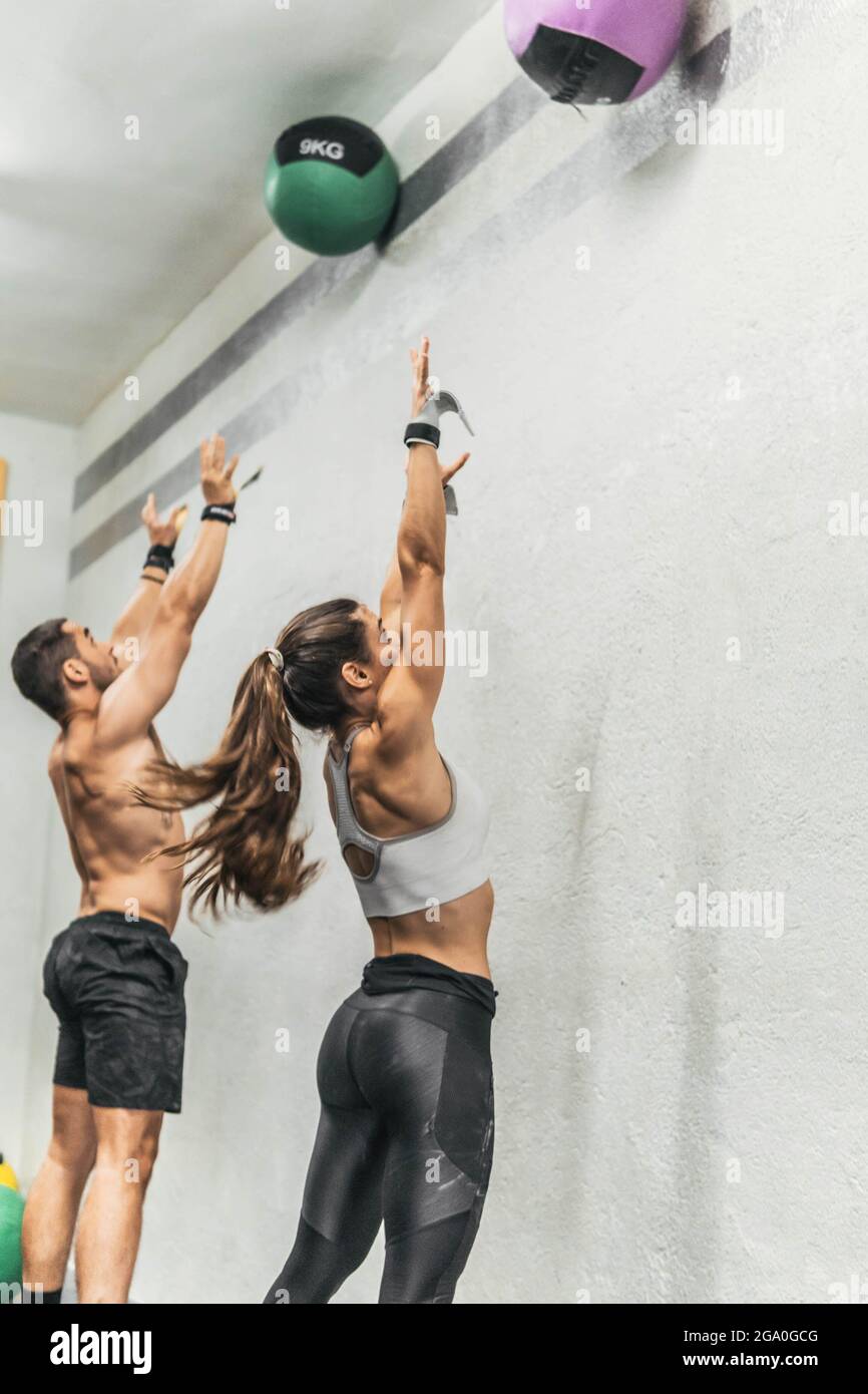 Woman throwing man out hi-res stock photography and images - Alamy