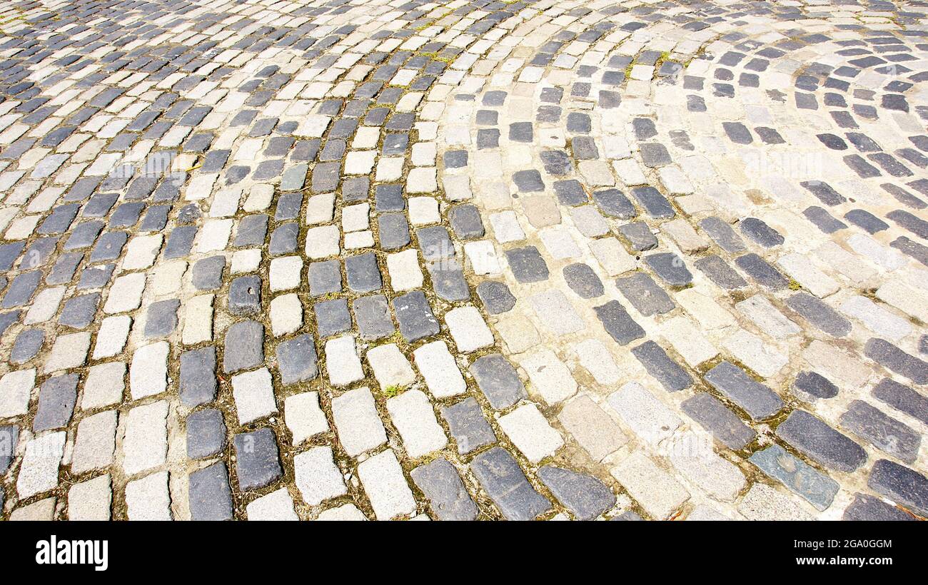 Circular paving for background and textures Stock Photo - Alamy