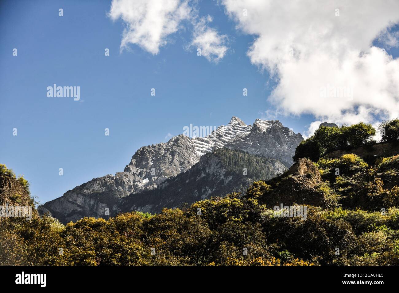 Nyingchi. 1st June, 2019. Photo taken on June 1, 2019 shows a view of ...