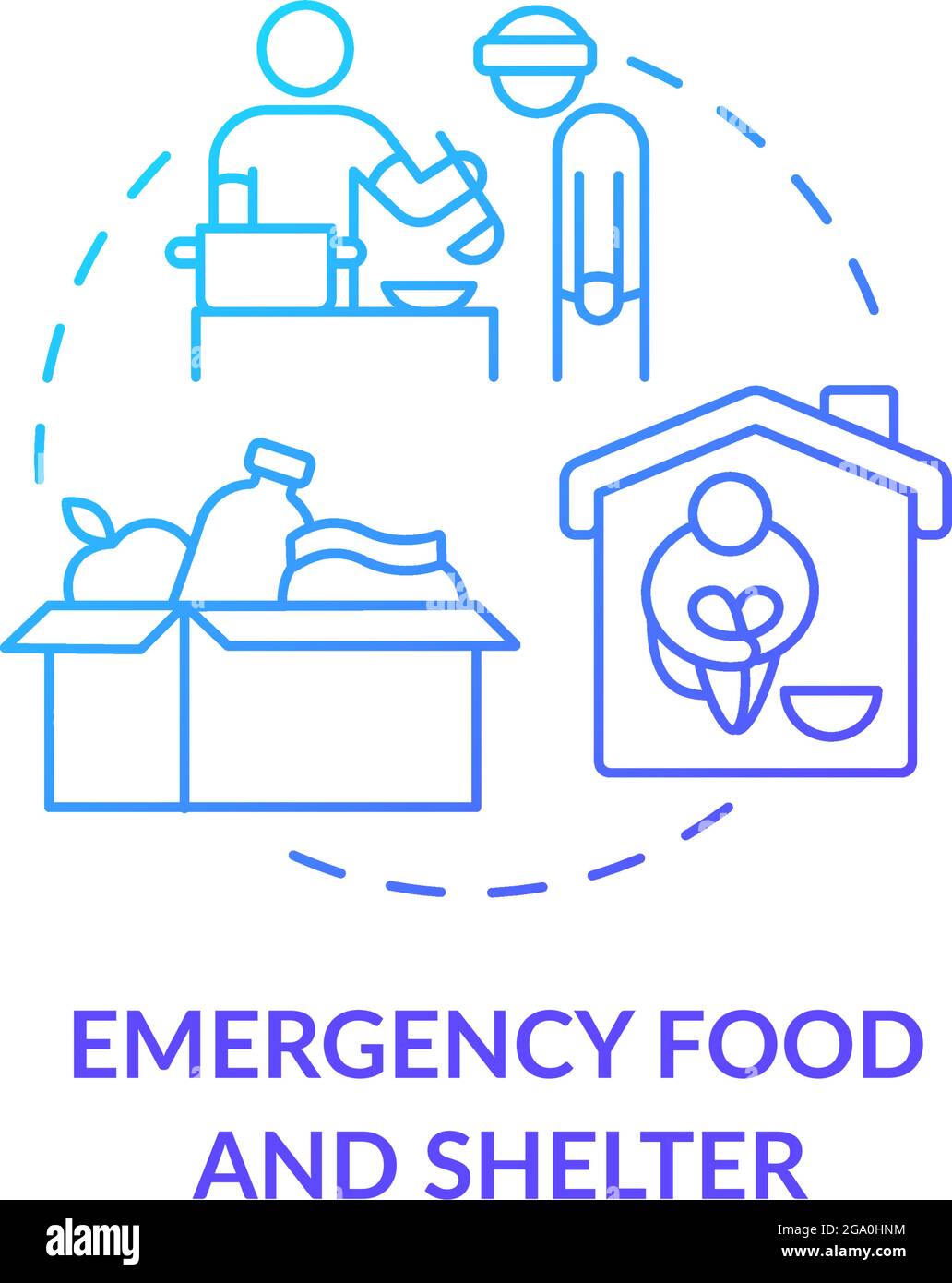 Emergency food Stock Vector Images - Alamy
