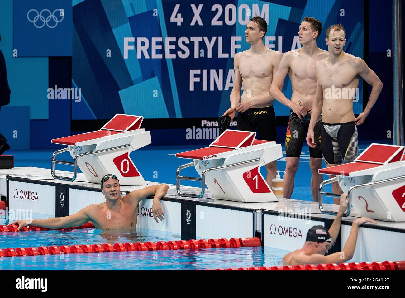 Tokyo olympics swimming pool hi-res stock photography and images - Alamy