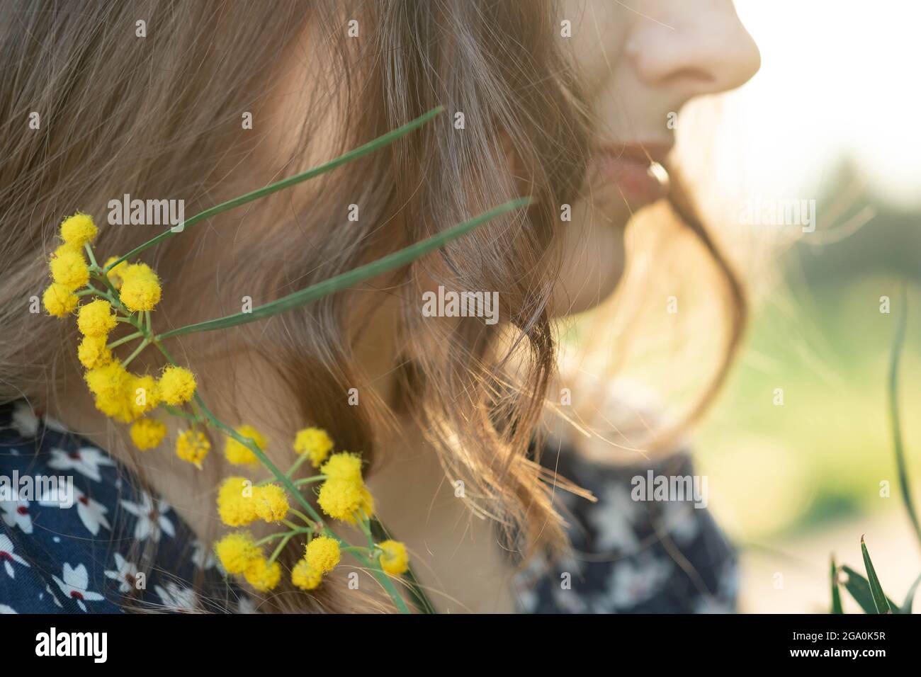 close-up portrait of a gentle beautiful young happy mysterious inspired ...