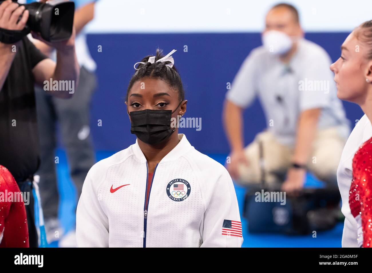 Tokyo, Japan. 27th July, 2021. Simone Biles (392) of United States ...