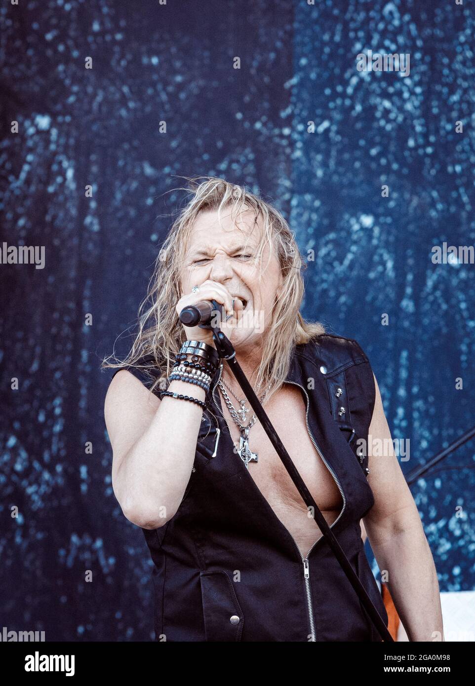 Copenhagen, Denmark. 21st, June 2019. The Danish hard rock band Pretty ...