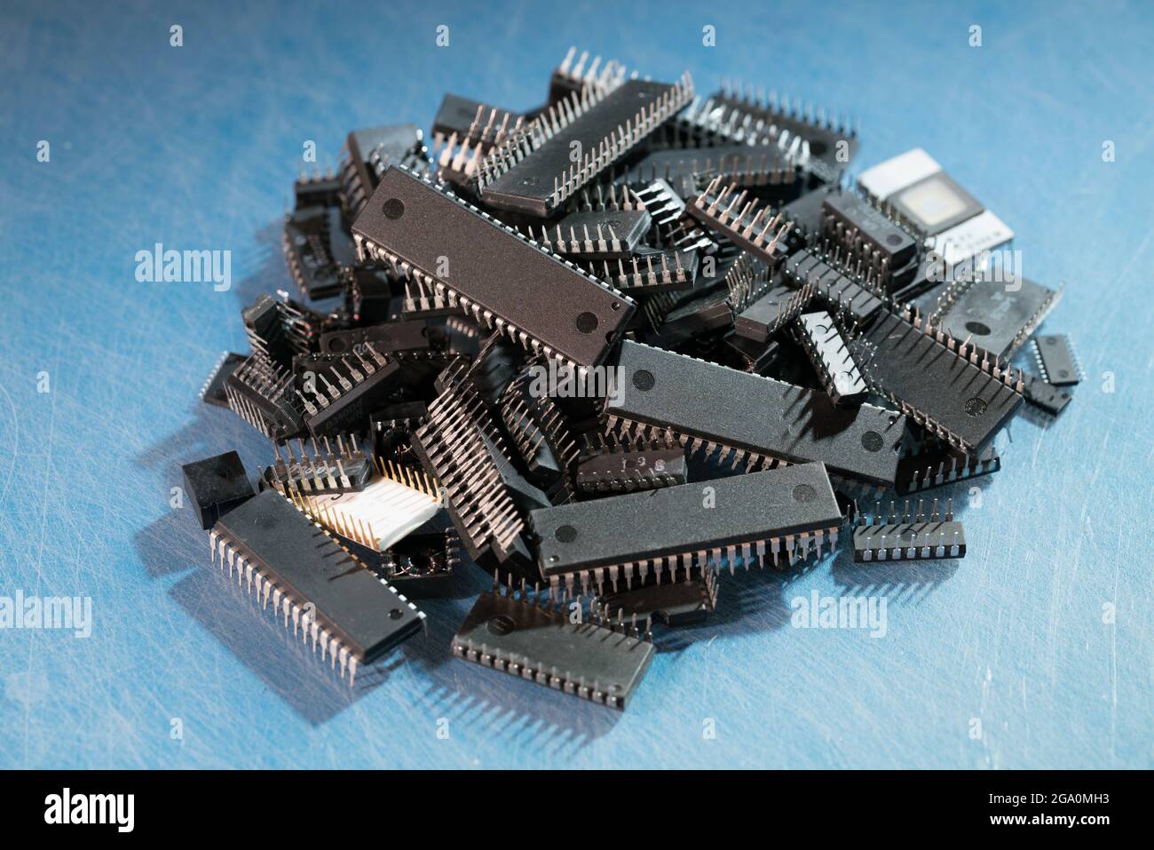 Samples of semiconductor microcircuits in the semiconductor electronics ...