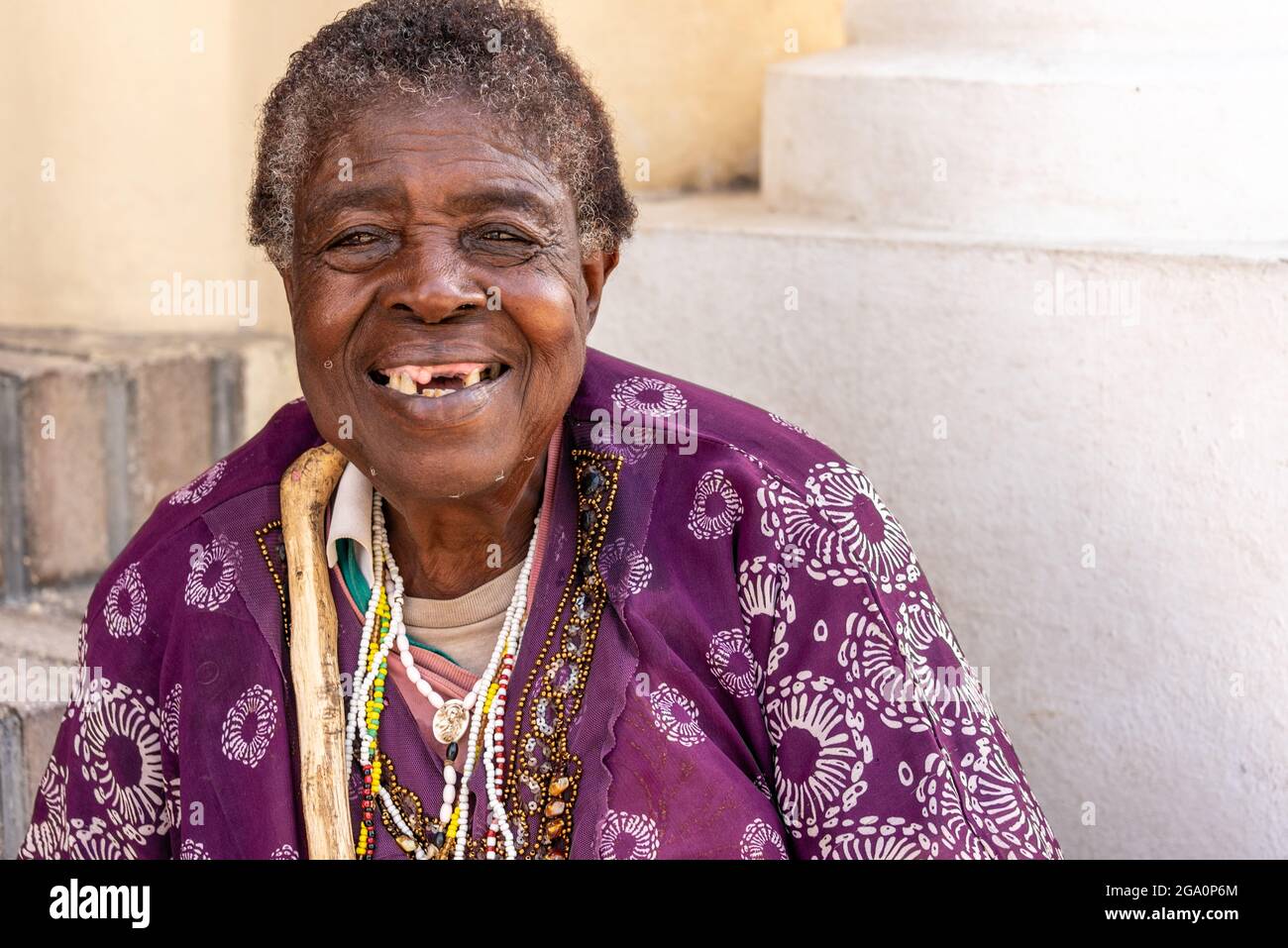 Street portrait of a Cuban woman, real people, Holguin, Cuba Stock ...