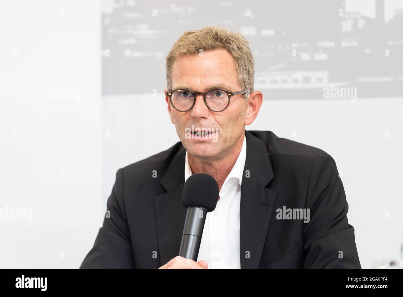 Leverkusen, Germany. 28th July, 2021. Hans Gennen, Chief Operating ...