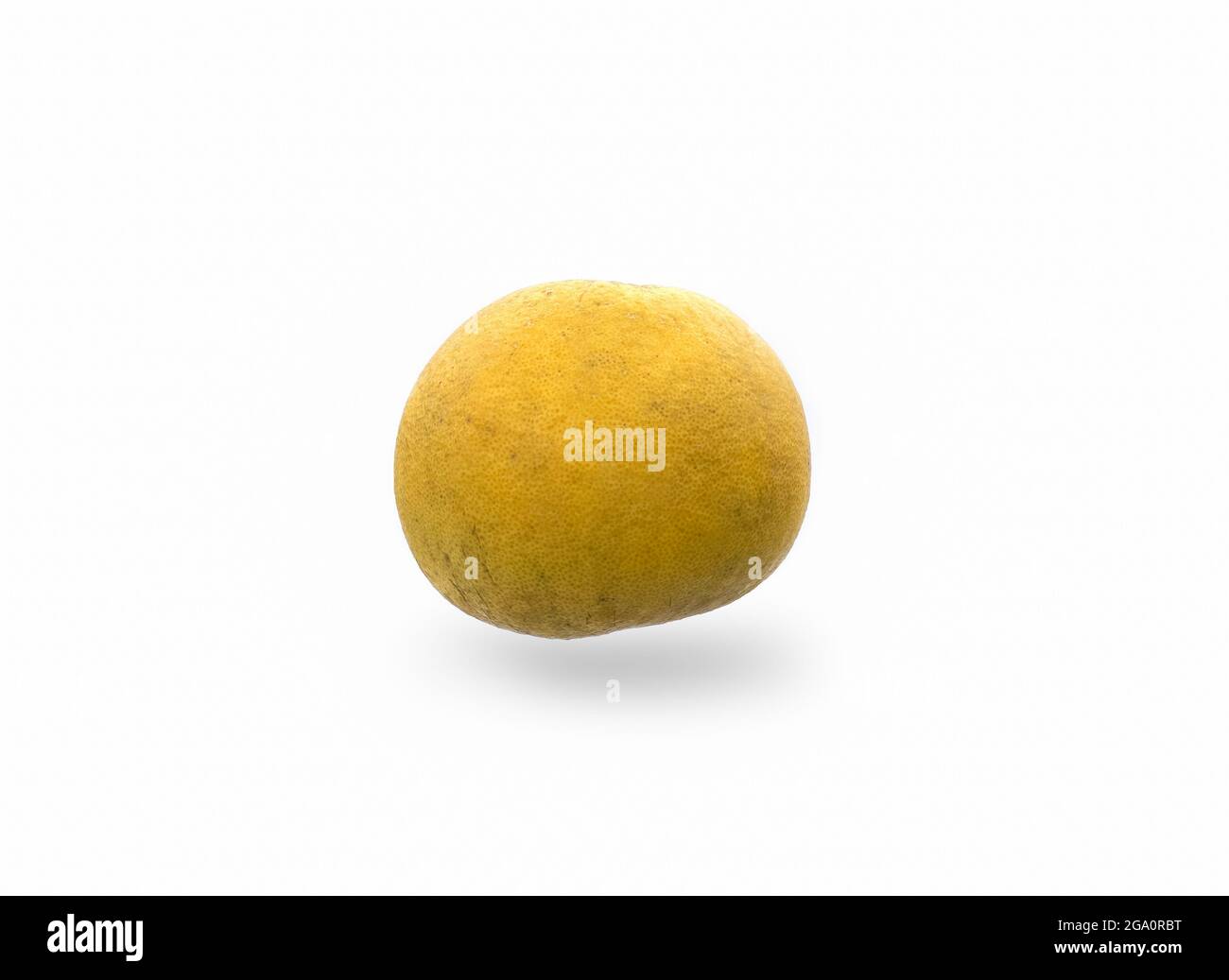 Ripe pomelo fruit close up on isolated white background Stock Photo - Alamy