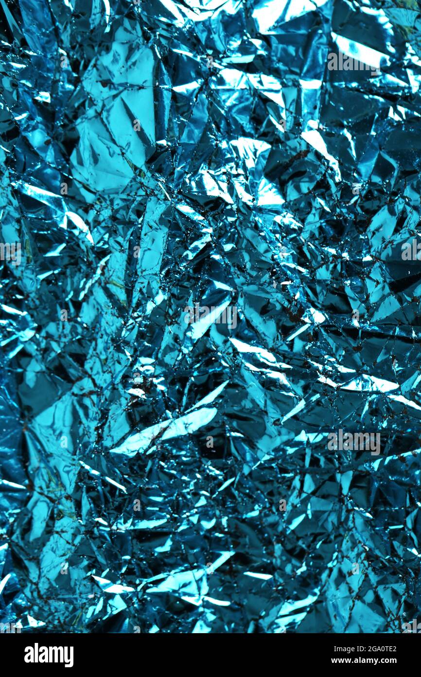 Crumpled color foil texture background Stock Photo - Alamy