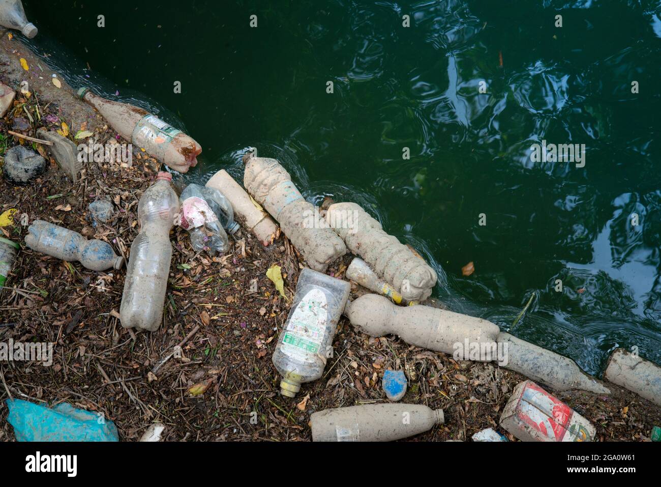 Italy, Lombardy, Province of Cremona, Water Pollution Stock Photo - Alamy