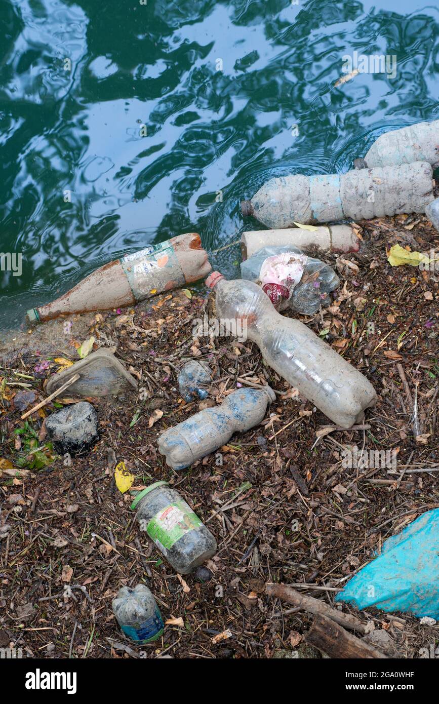 Italy, Lombardy, Province of Cremona, Water Pollution Stock Photo - Alamy