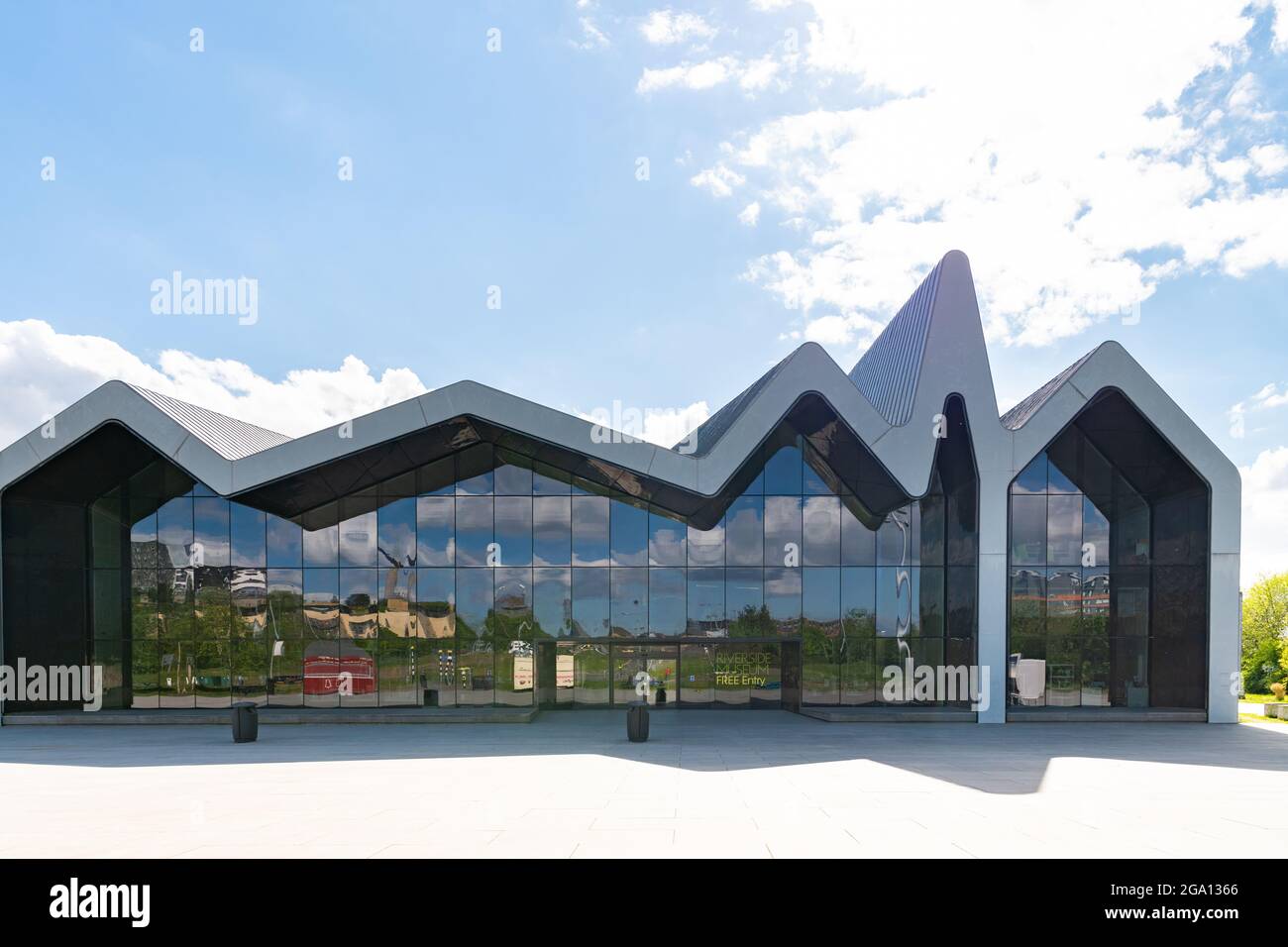 Glasgow Riverside Museum of Transport and Travel, Glasgow, Scotland, UK ...