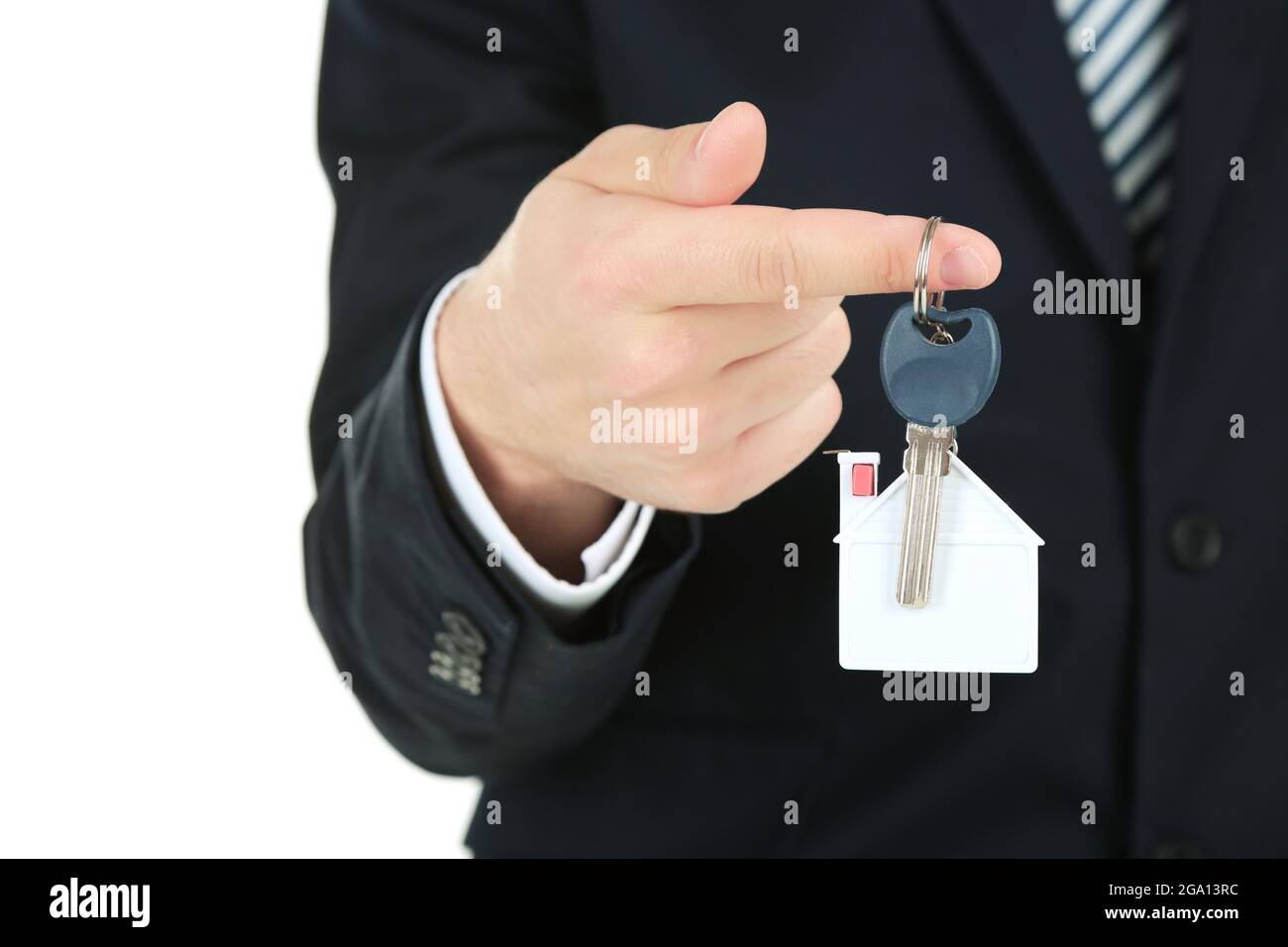 Hand with keys, closeup Stock Photo - Alamy