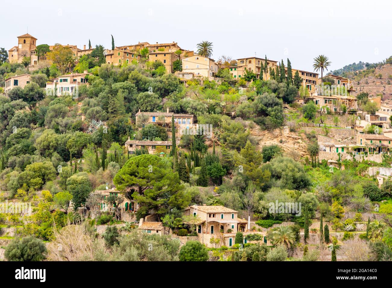 Aerial view of Mallorca town in Spain Stock Photo - Alamy