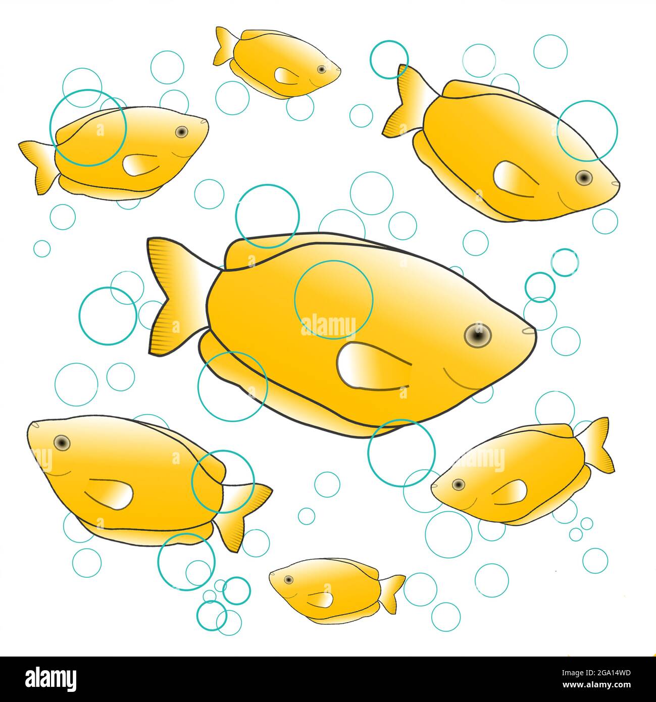 Swimming Fish Clip Art