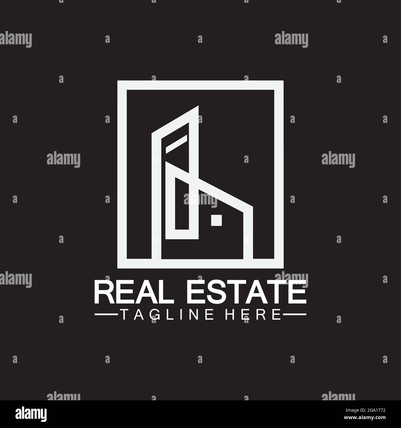 Real Estate Business Logo vector illustration design Stock Vector Image ...