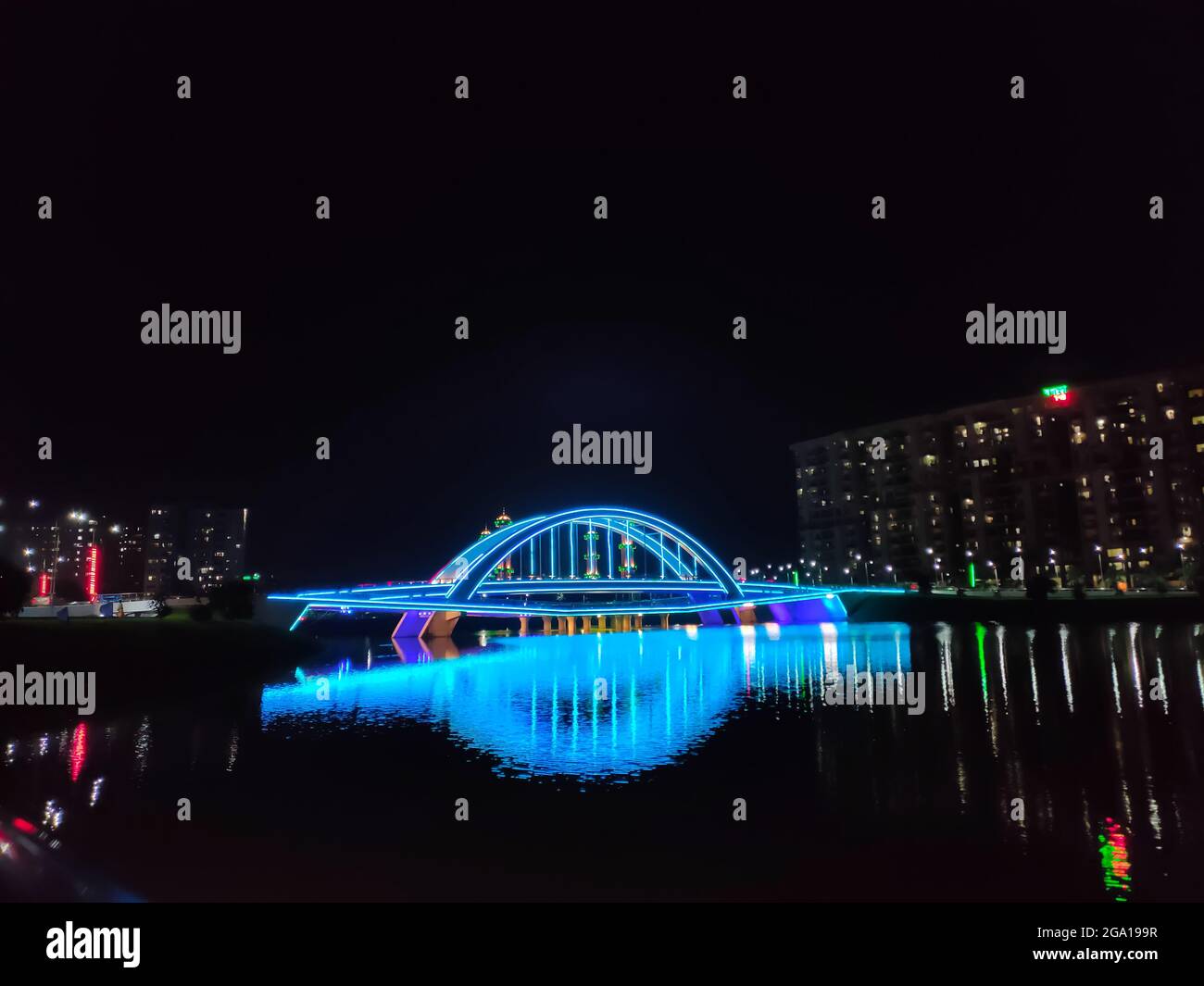 Bangladesh capital night view hi-res stock photography and images - Alamy