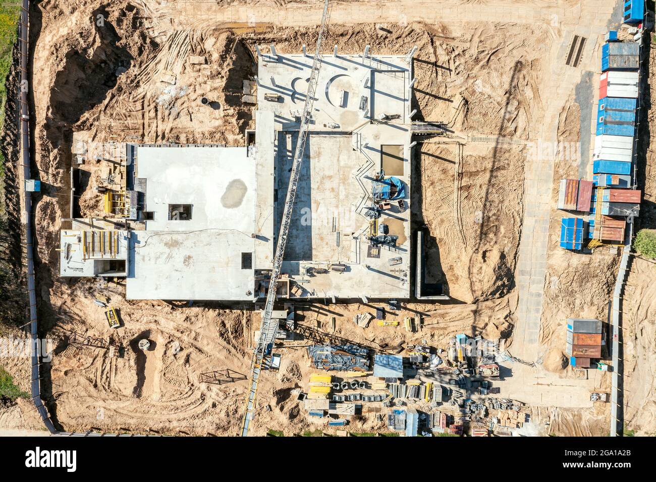 Aerial view on rod hi-res stock photography and images - Alamy