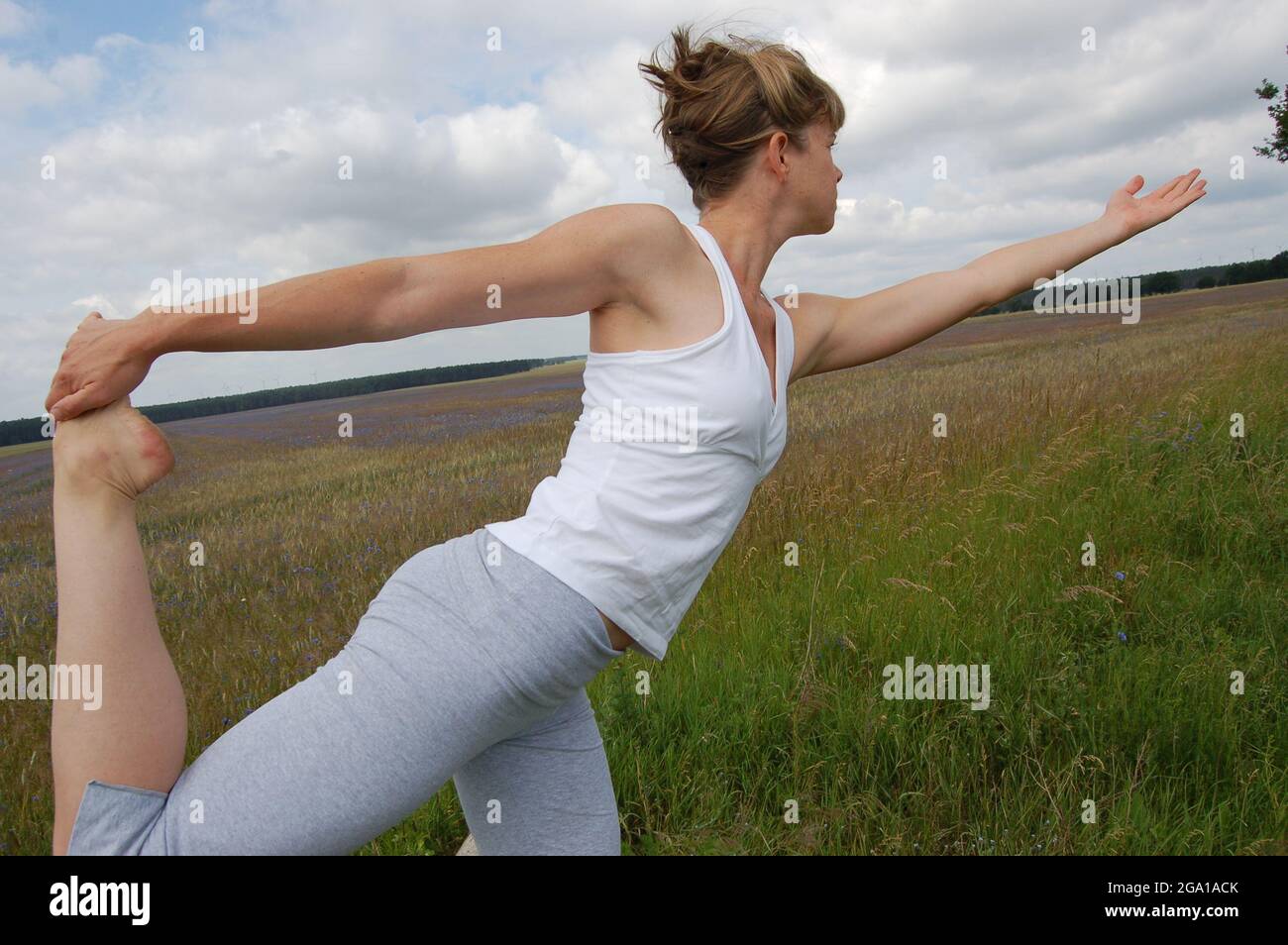 Yoga in Berlin und Brandenburg, Germany Stock Photo - Alamy