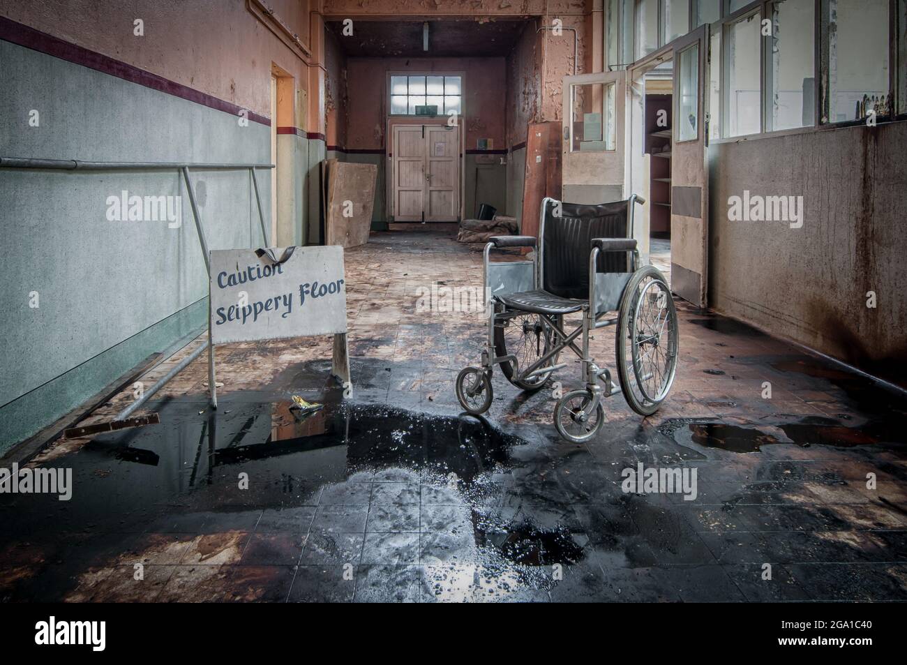 A wheelchair in the same place it was left when an Irish asylum ...