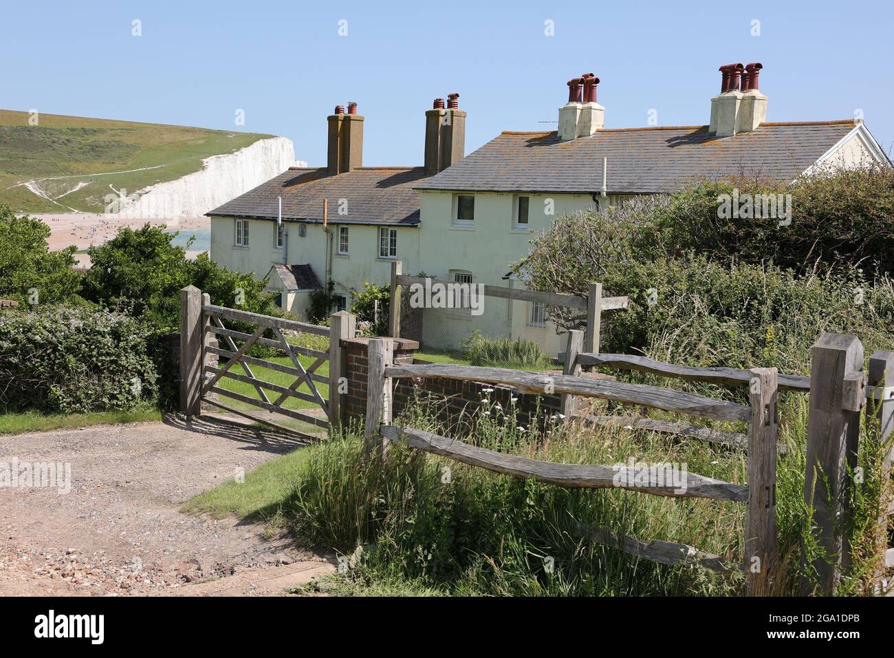 Cuckmere cottages hi-res stock photography and images - Alamy