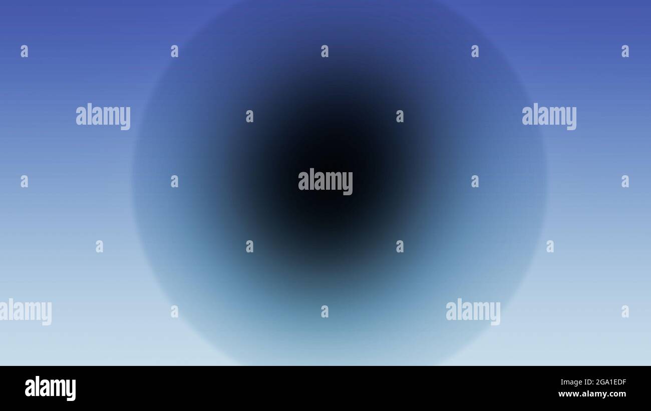 Abstract blue-black hole background, beautiful bright template tunnel ...
